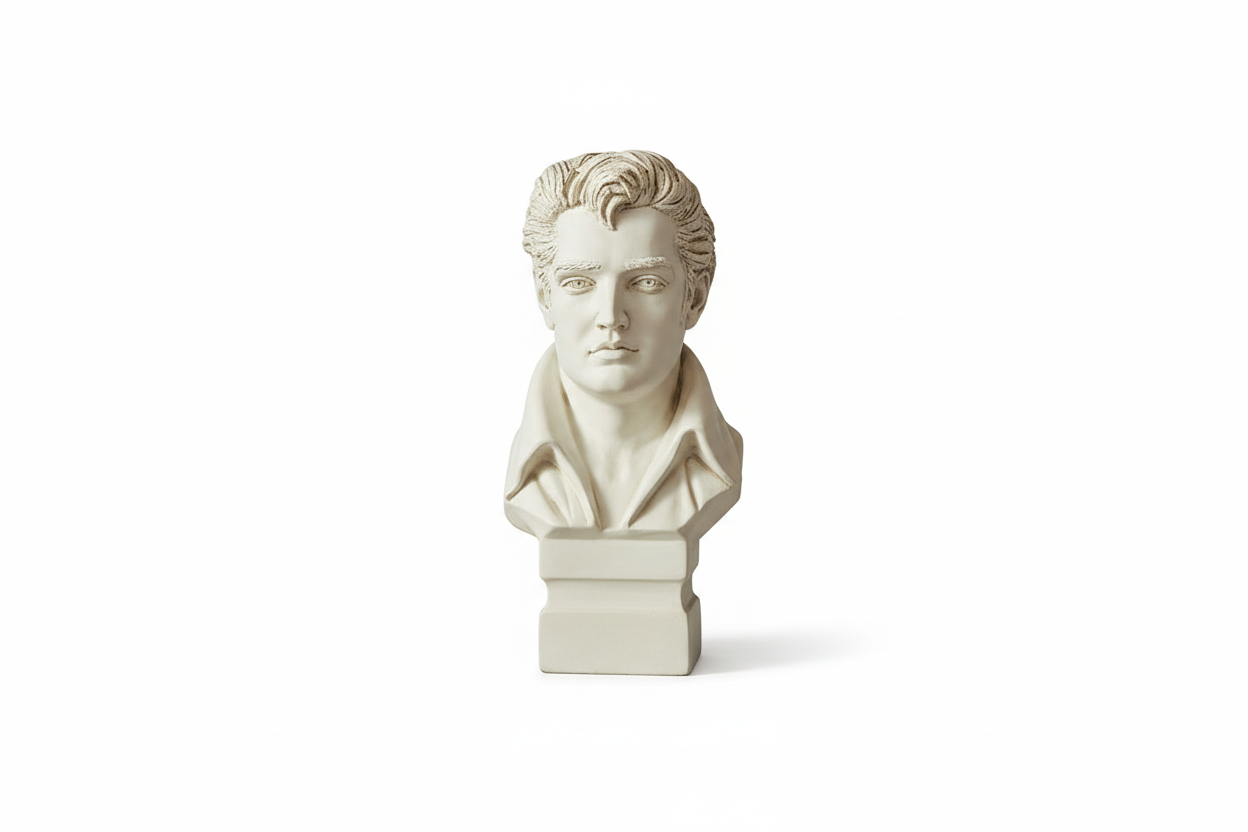 Elvis Presley Bust 20" Handcrafted Sculpture Decor – XoticBrands Home Decor