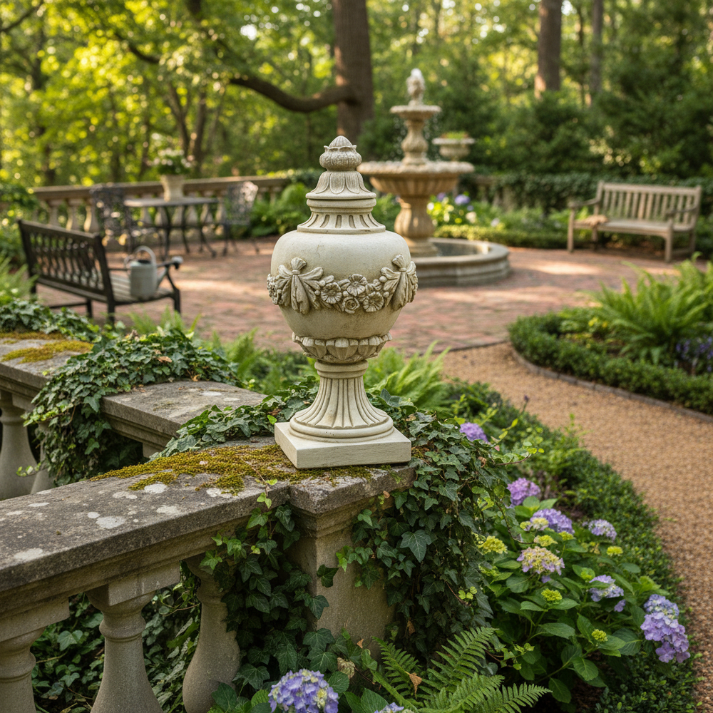 31 inch Tower Wall Finial - Ornate Architectural Finials for a Touch o ...