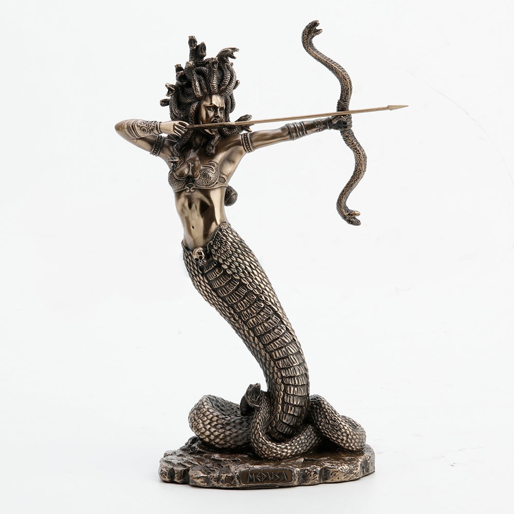 Furious Medusa Shooting Arrow | XoticBrands Home Decor
