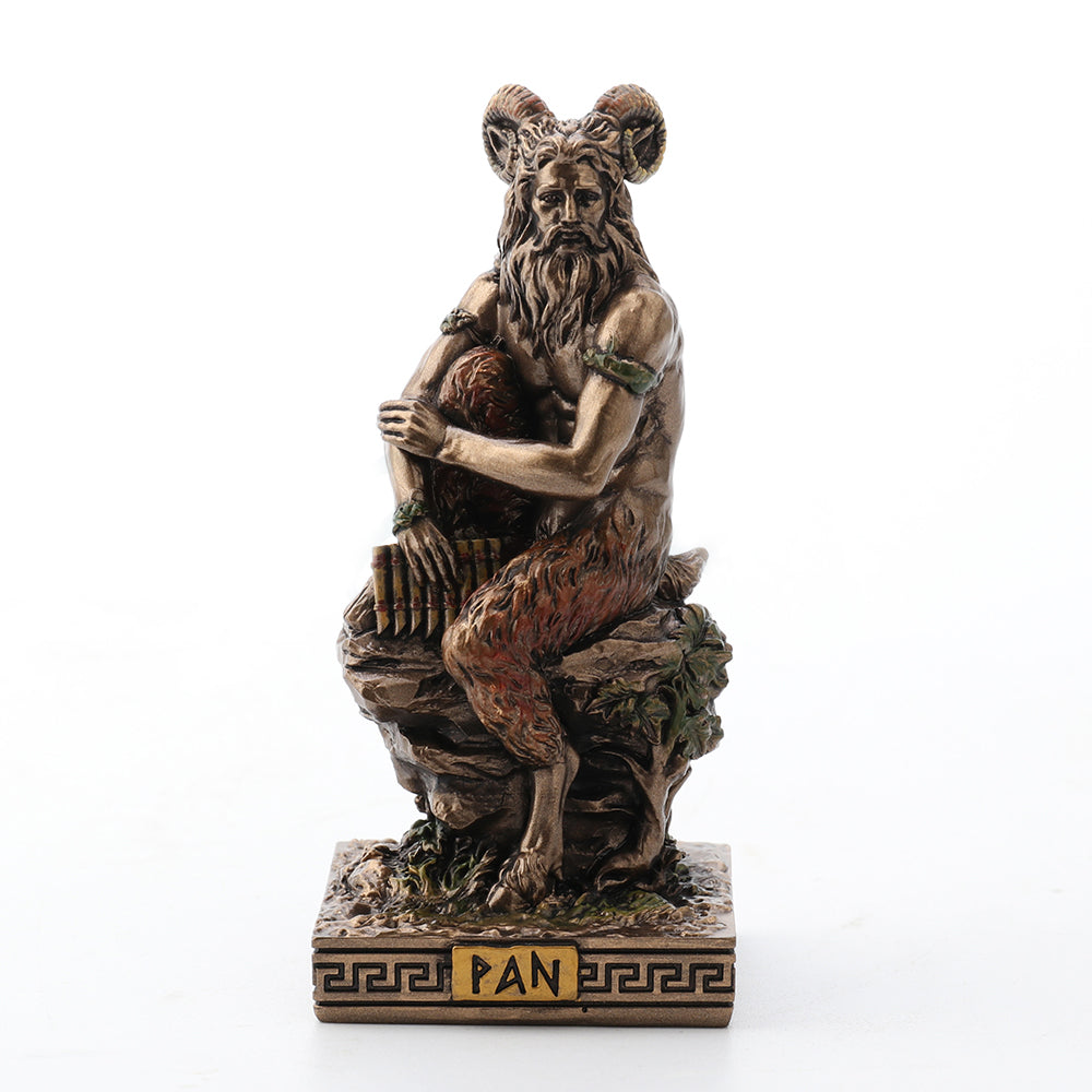 Pan Greek God Of The Wild Statue (12 pcs per pack) | XoticBrands Home Decor
