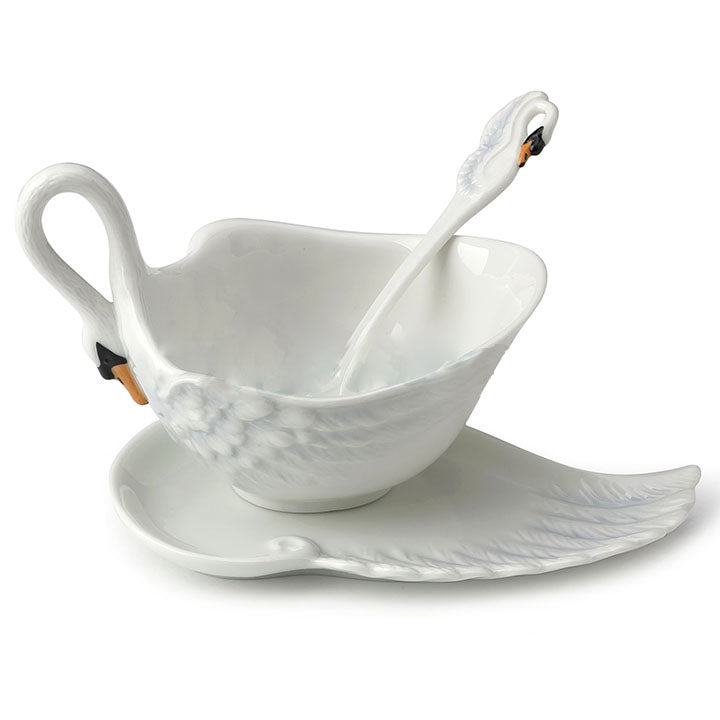 Swan Coffee Set | XoticBrands Home Decor