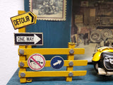 Vintage Harley Motorcycle Shadow Box on Wood Frame | XoticBrands Home Decor