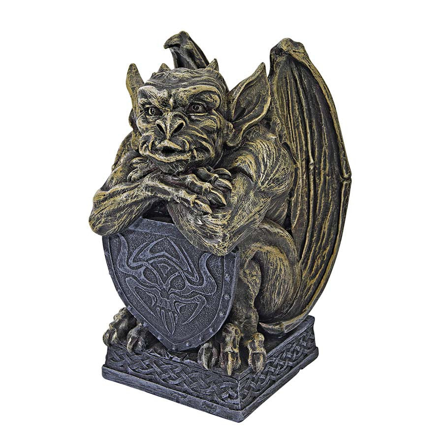 Gothic Medieval Castle Gargoyle Dragon Statue Sculpture Figurine ...