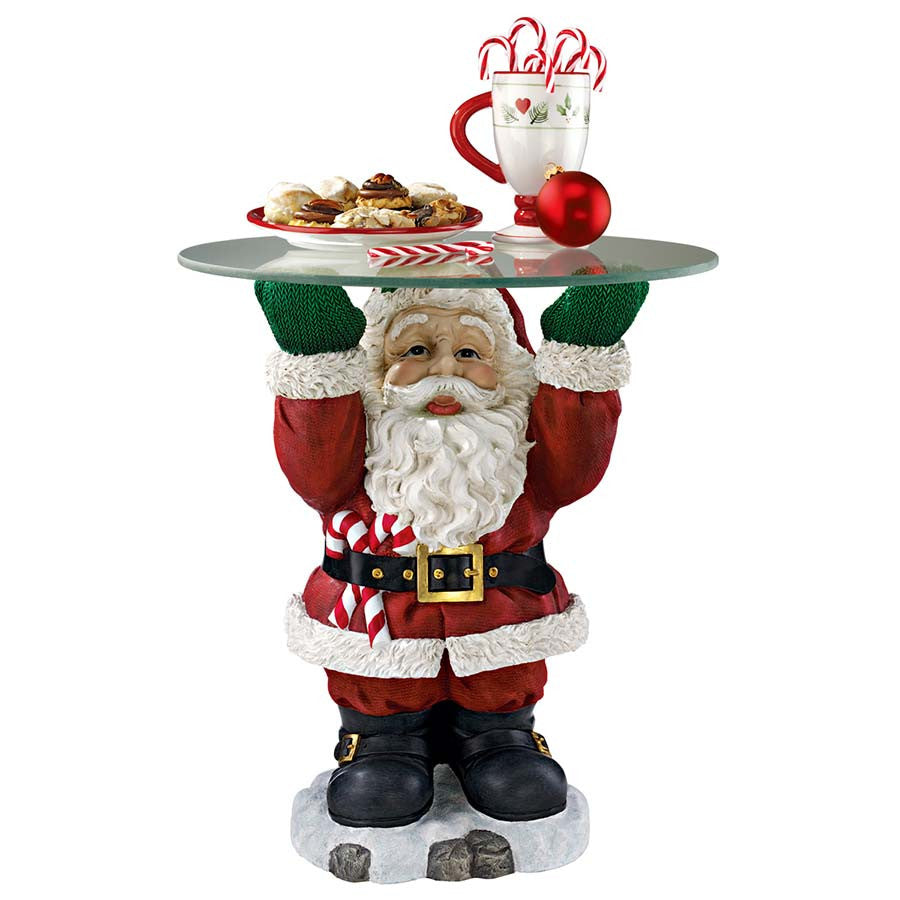 Santa Claus Holiday Side Table | XoticBrands Home Decor