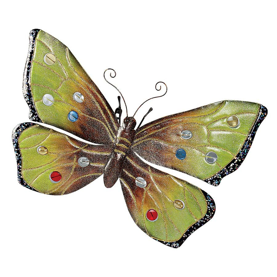 25"W Large Butterfly Metal Wall Sculpture | XoticBrands Home Decor