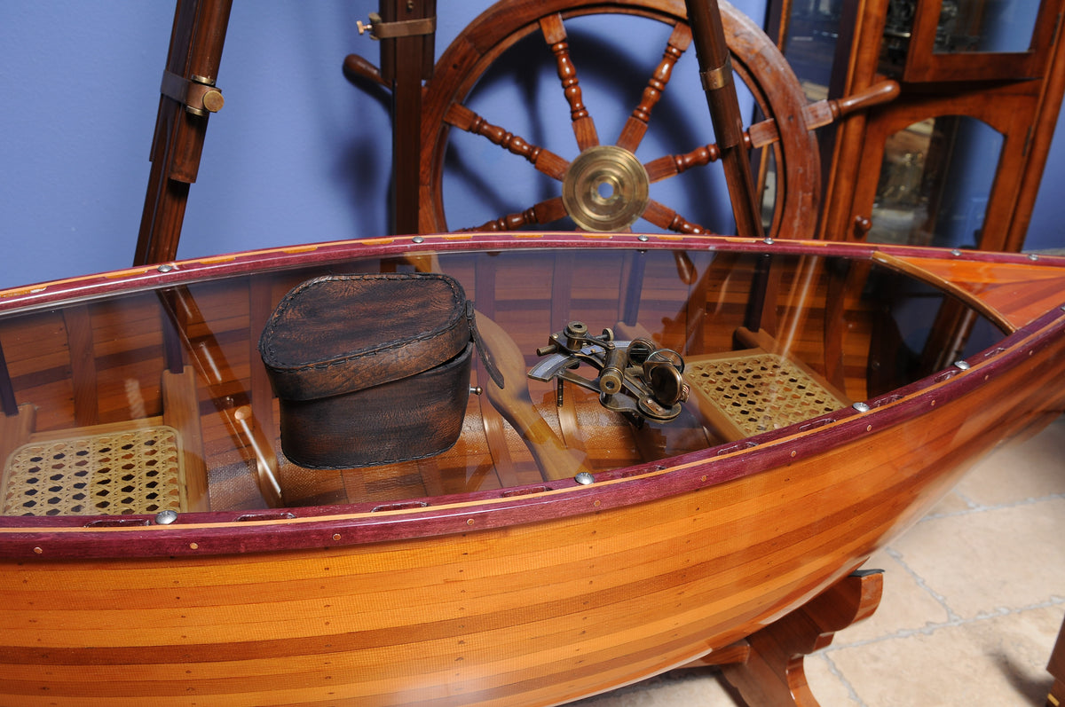 Nautical Sextant in leather case (Small) Model Display | XoticBrands ...