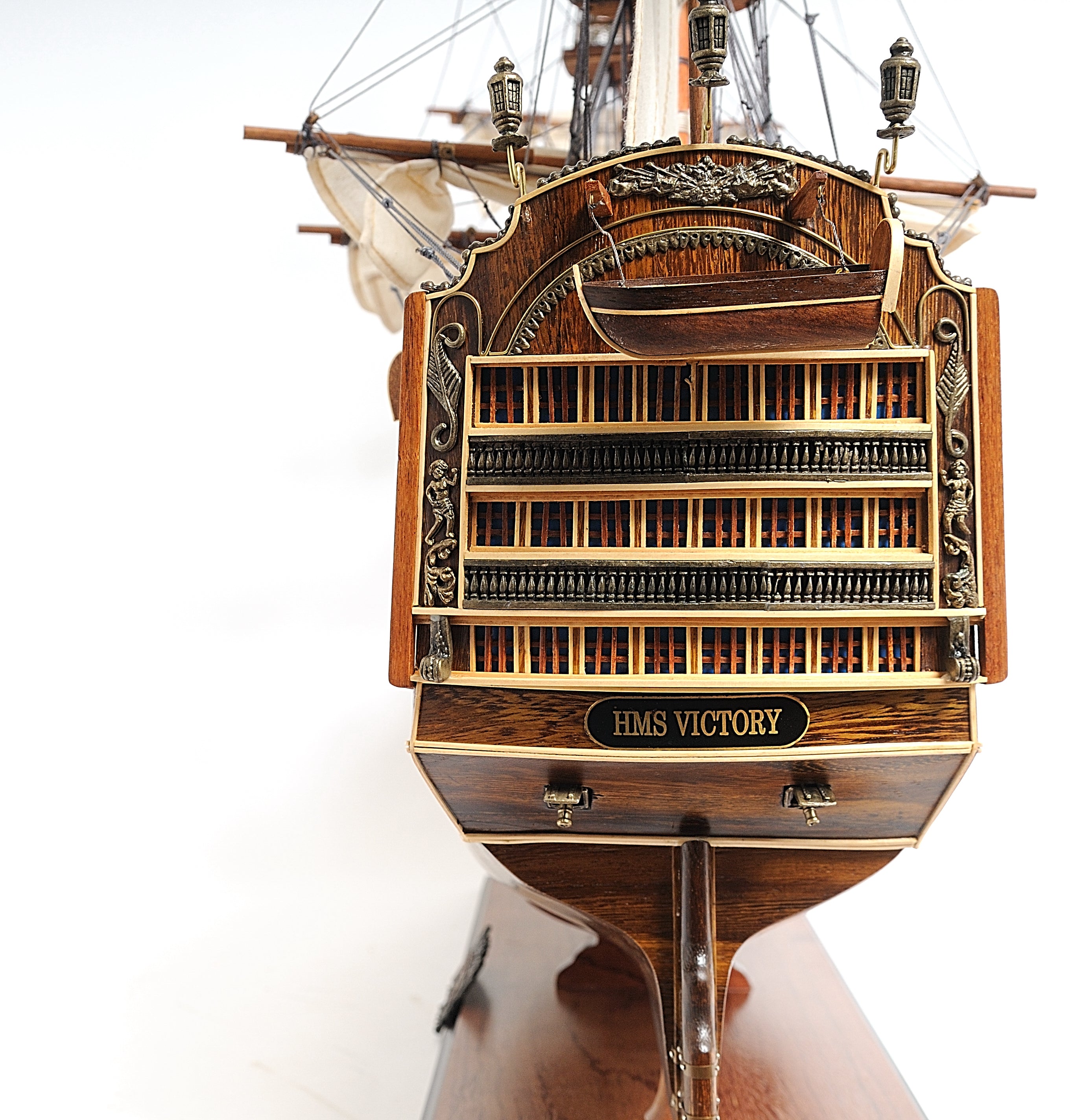 HMS Victory Mid Size EE Model Display – XoticBrands Home Decor