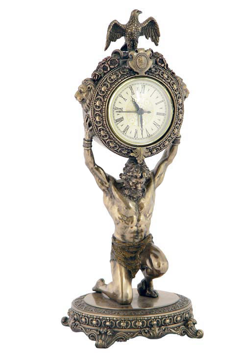 Atlas Clock Sculpture