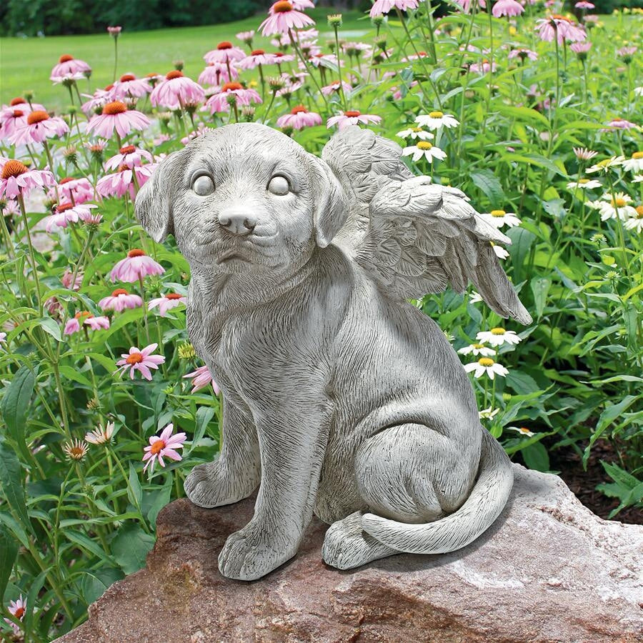 Loving Friend, Memorial Pet Dog Statue: Large | XoticBrands Home Decor