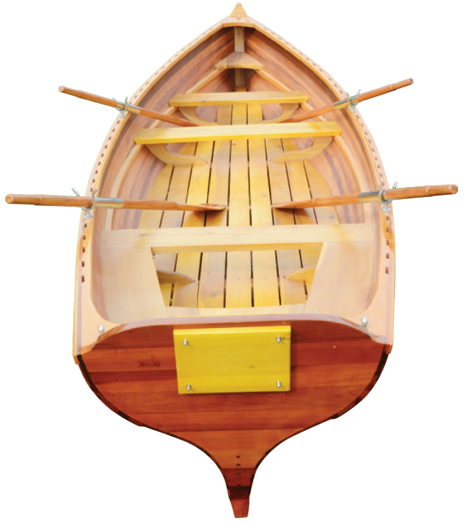 Real Whitehall dinghy Boat Model Display | XoticBrands Home Decor