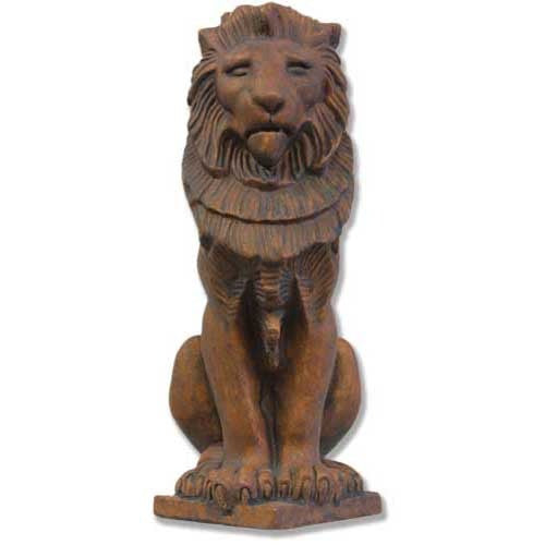 Guardian Lion Garden Animal Statue | XoticBrands Home Decor